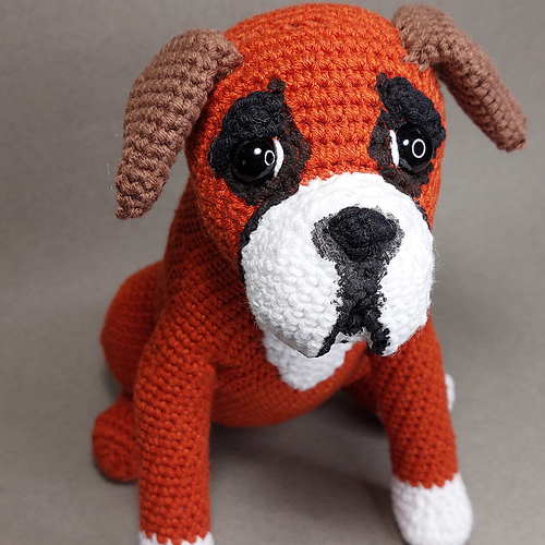 Ravelry: Boxer Dog pattern by Anna Sytnikova
