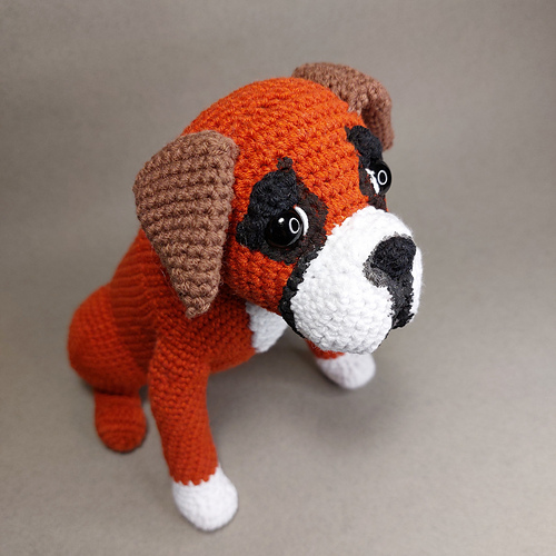 Ravelry: Boxer Dog pattern by Anna Sytnikova