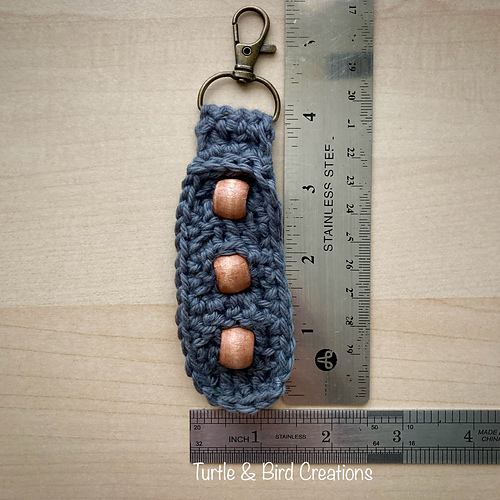 Ravelry: Spinning Bead Fidget Keychain pattern by Toni Davenport
