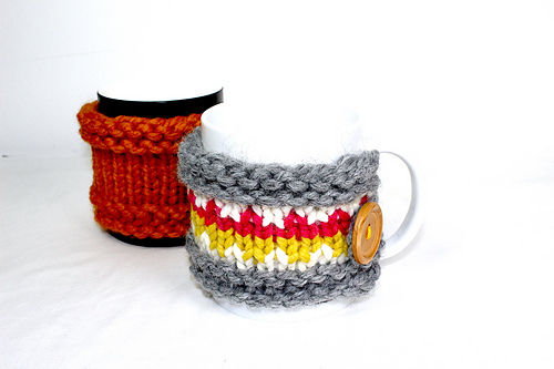 Ravelry: Loom Knit Mug Cozy pattern by Mireia Marcet