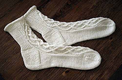 Ravelry: Celtic Braid Socks pattern by Tuulia Salmela