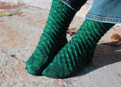 Ravelry: Helix Socks pattern by Sean Riley