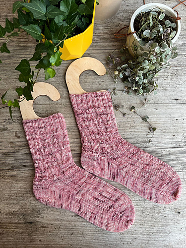 Ravelry: Pink Haze Socks pattern by Rachel Fletcher