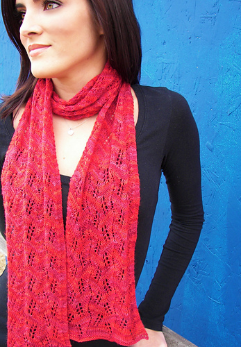 Ravelry: Leaf Lace Scarf II pattern by Janet D. Russell