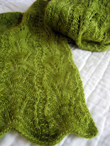 Ravelry: Leaf Lace Scarf pattern by Janet D. Russell