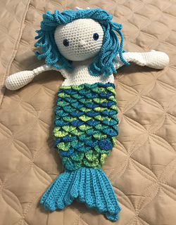 Ravelry: TwistedNattyB's Melly Teddy Ragdoll Shelly & Sandy Mermaid