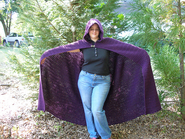 Ravelry: Full Length Hooded Cloak pattern by 2Crochethooks
