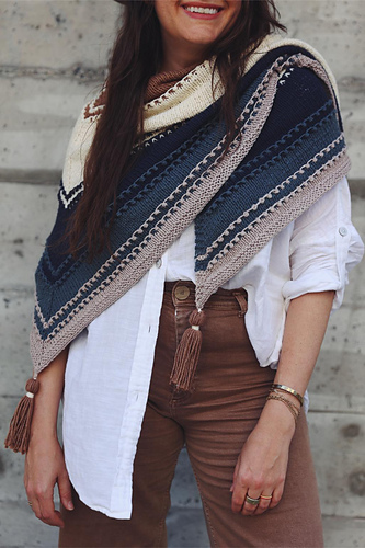 Ravelry: Landscape Wrap pattern by Alexandra Tavel