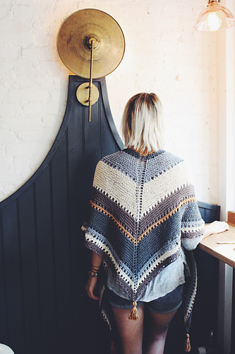 Ravelry: Coffee Shop Wrap pattern by Alexandra Tavel