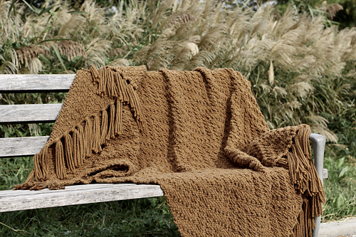 Ravelry: Harvest Throw pattern by Alexandra Tavel