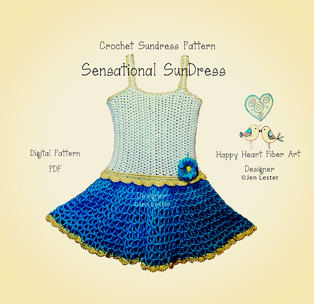 Ravelry: Fairytale Princess Flare Dress pattern by Happy Heart Fiber Art