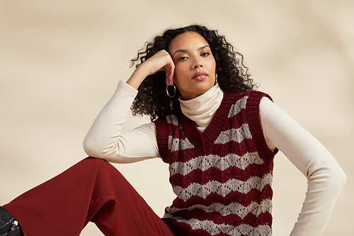 Ravelry: Emma Vest in Fonty Mongolia 5 pattern by Rachel Brockman