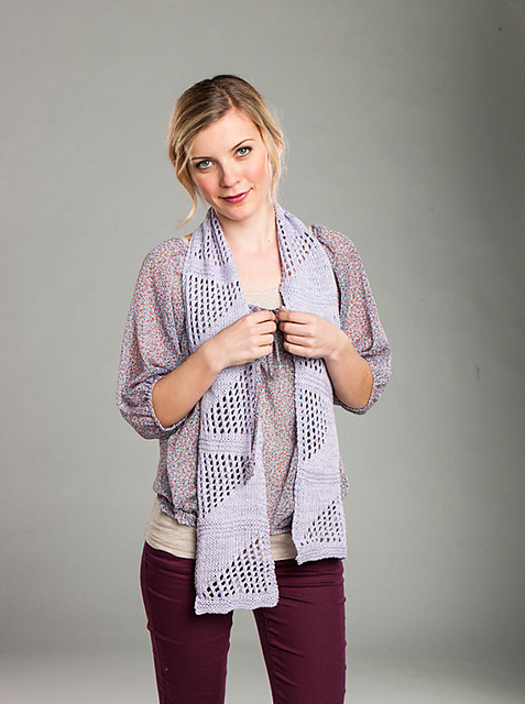 Ravelry Mesh Triangles Scarf Pattern By Amy Gunderson