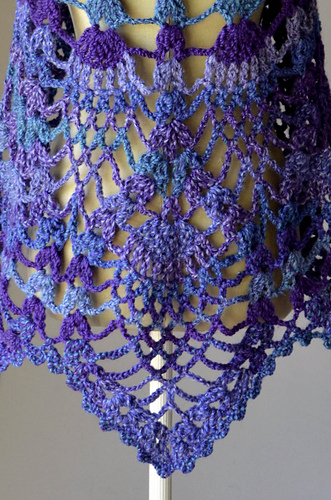 Ravelry: Pineapple Peacock Shawl pattern by Amy Gunderson