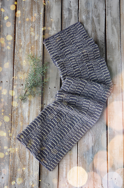 Ravelry: Broken Garter Scarf pattern by Amy Gunderson