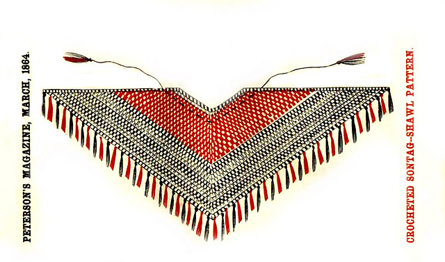 Ravelry: Crocheted Sontag: Shawl Pattern pattern by Mrs. Jane Weaver
