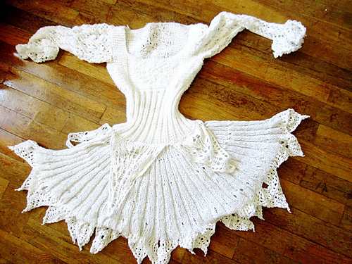 Ravelry: Snow White Ice Princess Lace Dress pattern by Violets Silver