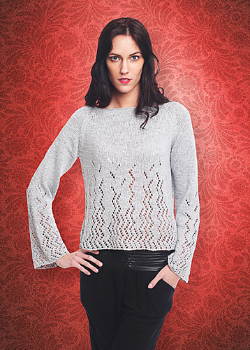Ravelry: Lace Raglan Pullover pattern by Vladimira Ilkovicova