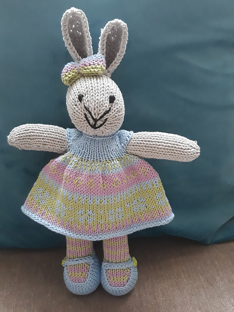 Ravelry: Valerie321's spring fairisle dress