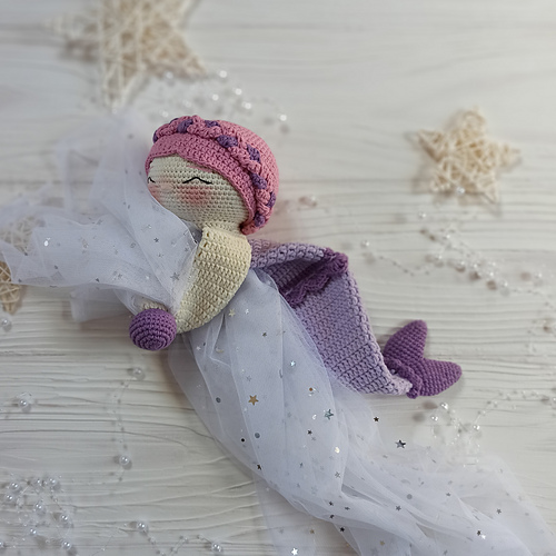 Ravelry: Mermaid Baby Lovey pattern by Valerie Burova