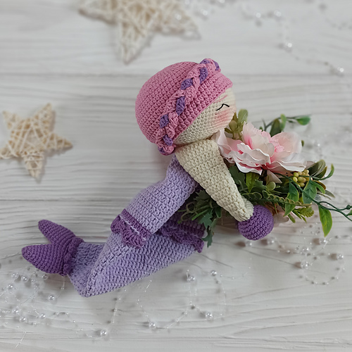Ravelry: Mermaid Baby Lovey pattern by Valerie Burova