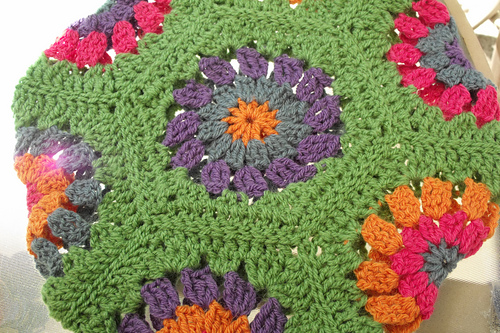 Ravelry: Hexagon mini cushion pattern by Susan Pinner