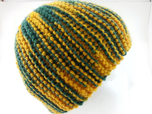 Ravelry: Go Pack! Hat pattern by Deanna Donovan