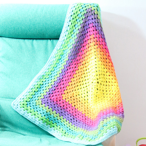 Ravelry: Rainbow Baby Blanket pattern by Valerie Rodrigues