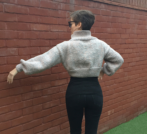 Ravelry: Cropped jumper pattern by VknitB