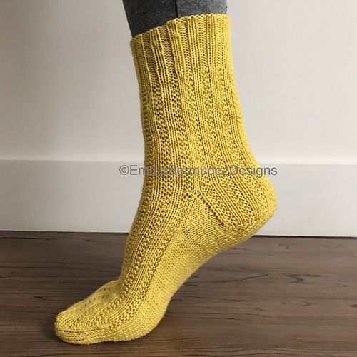 Ravelry: Broken Rib Sock pattern by Emma Bermudez
