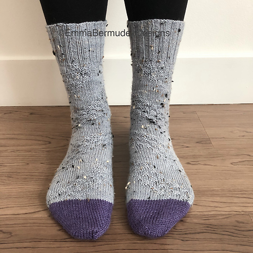 Ravelry: Domino Effect Socks pattern by Emma Bermudez