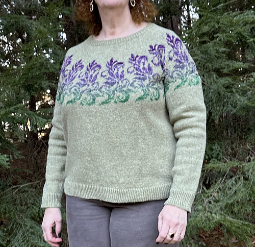 Ravelry: Fire Lily Sweater pattern by Zanete Knits