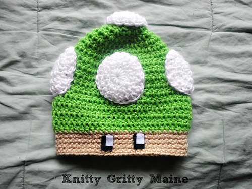 Ravelry: Mario Mushroom Hat pattern by Codi Hudnall