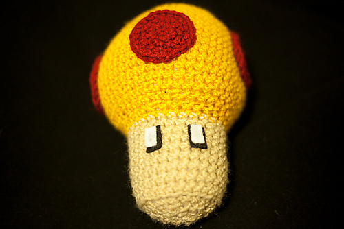 Ravelry: Amigurumi Mario Mushroom pattern by Codi Hudnall