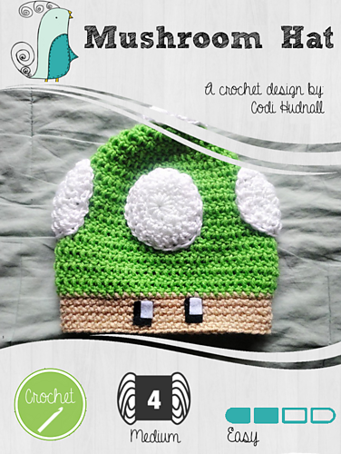 Ravelry: Mario Mushroom Hat pattern by Codi Hudnall