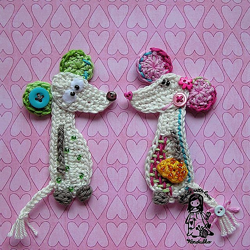 Ravelry: Mouse applique pattern by Vendula Maderska