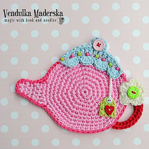 Ravelry: Teapot coaster pattern by Vendula Maderska