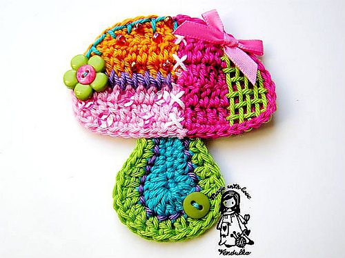 Ravelry: My lovely patchwork world - mushroom pattern by Vendula Maderska
