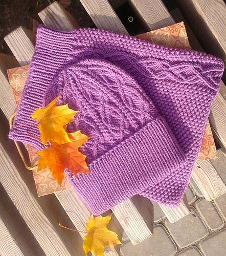 Ravelry: Blooming Chestnut Hat & Cowl pattern by Venera Sharipova