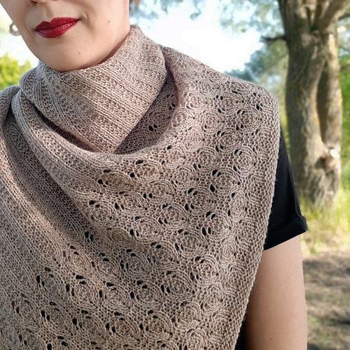 Ravelry: Caring Asymmetrical Shawl pattern by Venera Sharipova