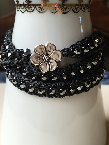 Ravelry: Bead Crochet Wrap Bracelet - 1 to 5 Wraps pattern by Michele ...