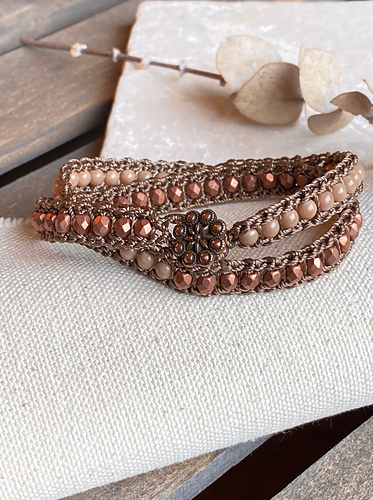 Ravelry: Bead Crochet Wrap Bracelet - 1 to 5 Wraps pattern by Michele ...