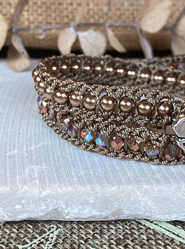 Ravelry: Bead Crochet Wrap Bracelet - 1 to 5 Wraps pattern by Michele ...