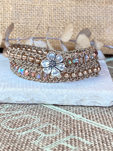 Ravelry: Bead Crochet Wrap Bracelet - 1 to 5 Wraps pattern by Michele ...