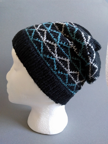 Ravelry: Triplicity Geometric Hat pattern by Veronica Macaulay