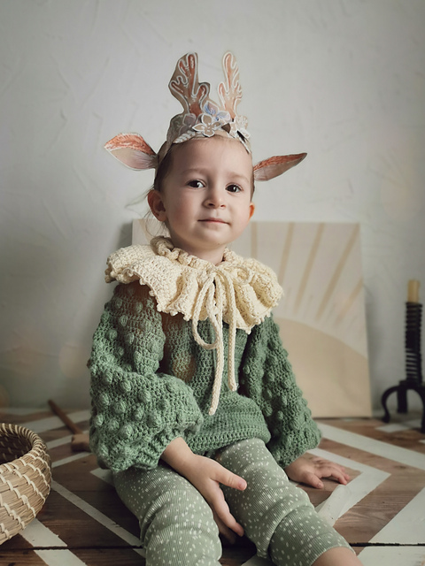 Ravelry: “Princess Bobble” jumper pattern by Veronika Ryzhkova