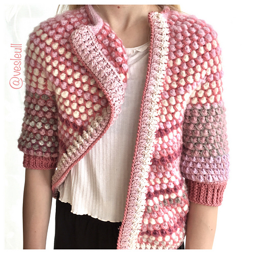 Ravelry: VesleUll Bobble Jacket adult pattern by Jeanette Haugland