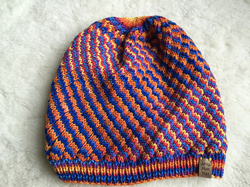 Ravelry: Checkerwork DK Slouchy Hat pattern by Vexy