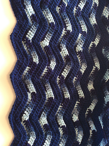 Ravelry: Ripple Lapghan pattern by Marianne Forrestal