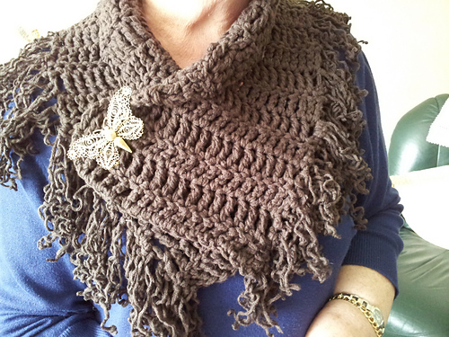 Ravelry: Super Quick and Easy Scarflette pattern by Elizabeth Ann White